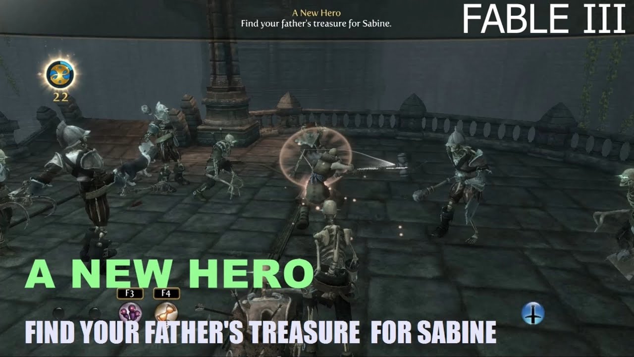 FABLE III A NEW HERO FIND YOUR FATHER'S TREASURE FOR SABINE - YouTube