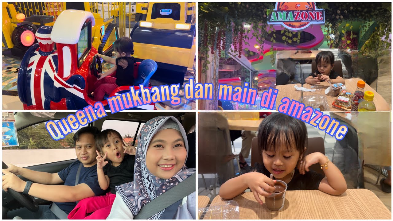 Mukbang dan Main di Amazone bersama Queena - YouTube