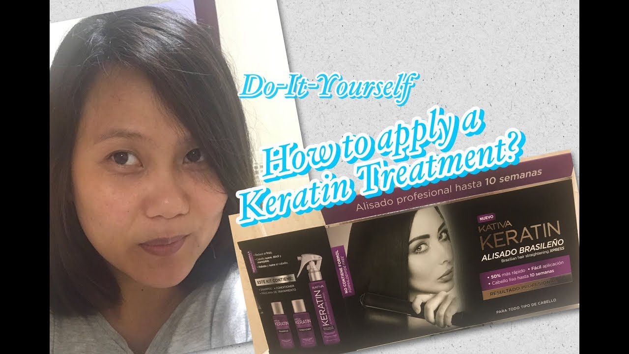How To Apply Keratin Treatment l DIY l Amiga Chinita - YouTube