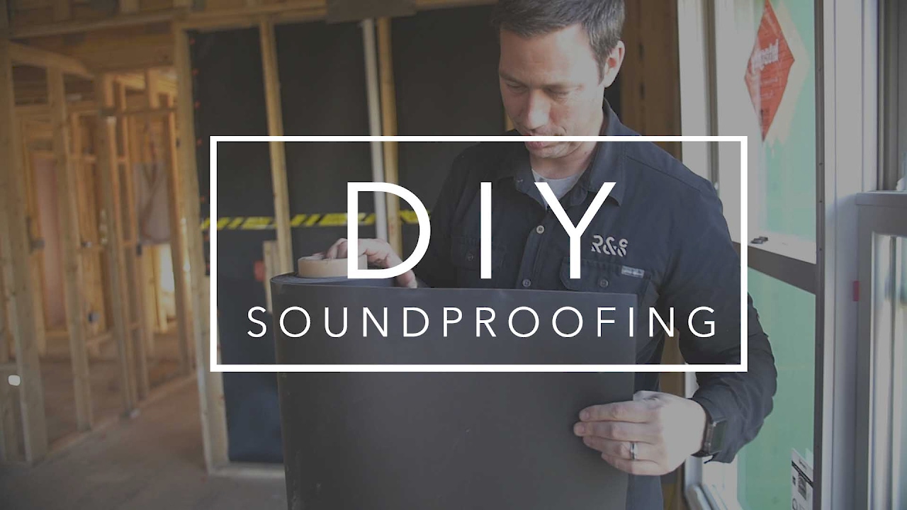 Soundproofing with Acoustiblok - YouTube