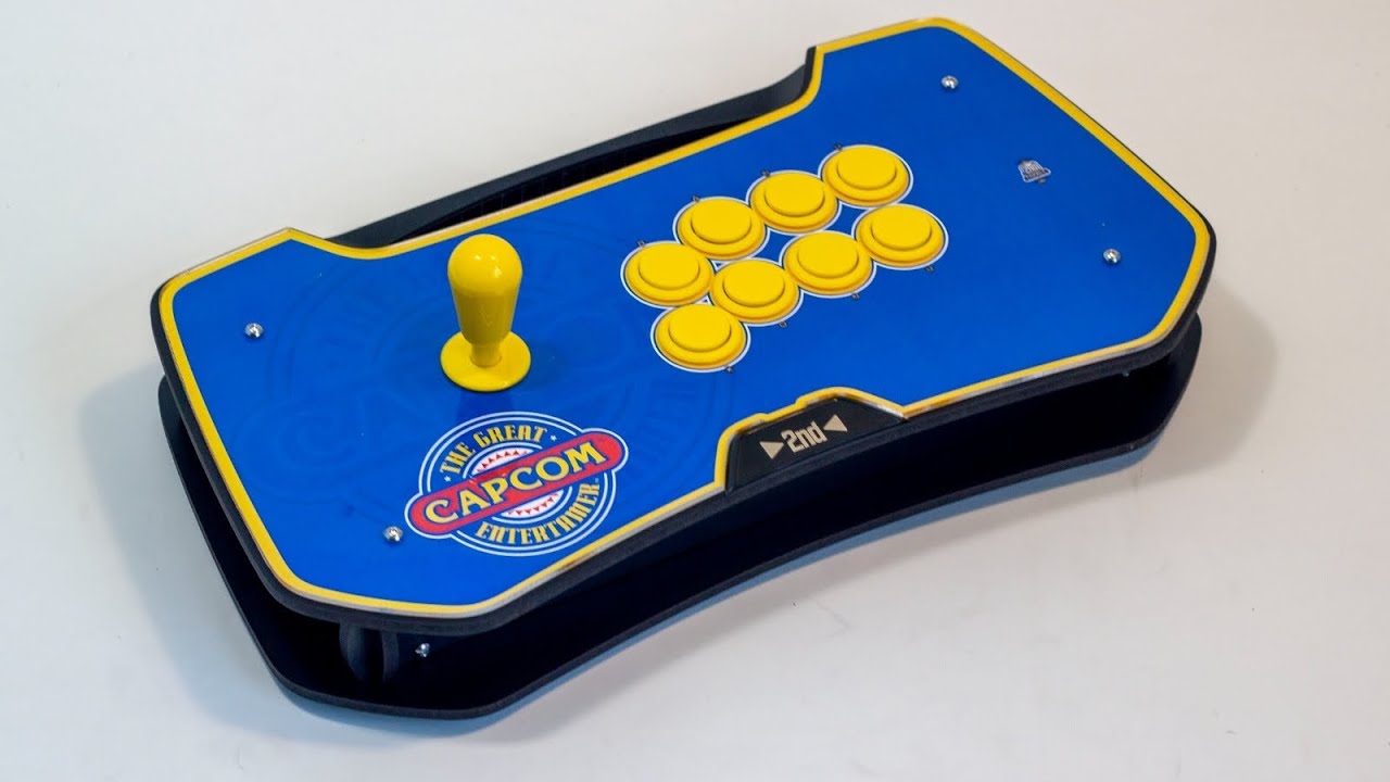 Teste Arcade Stick 2nd Impact Capcom Big Blue - YouTube