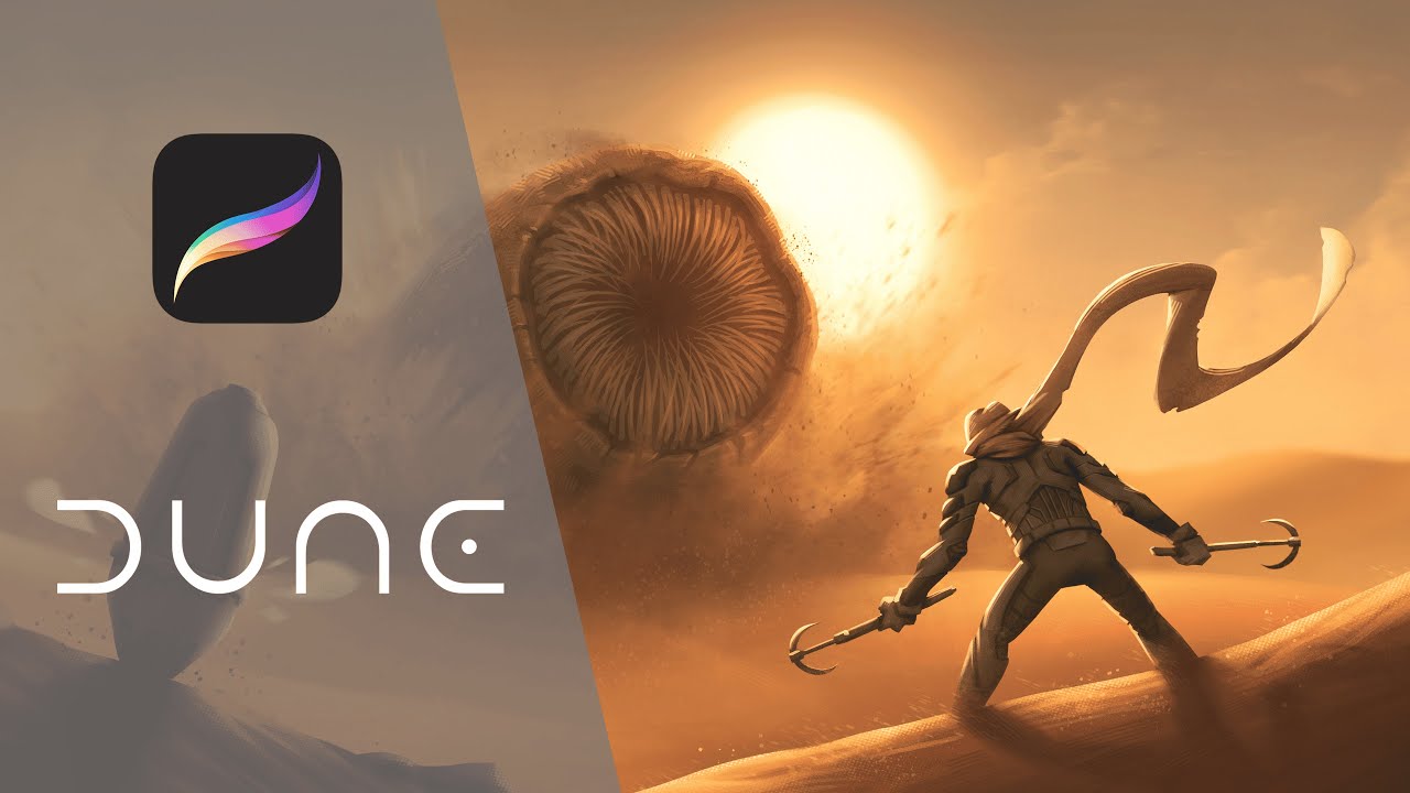 DUNE - Worm Ride - SPEEDPAINT - YouTube