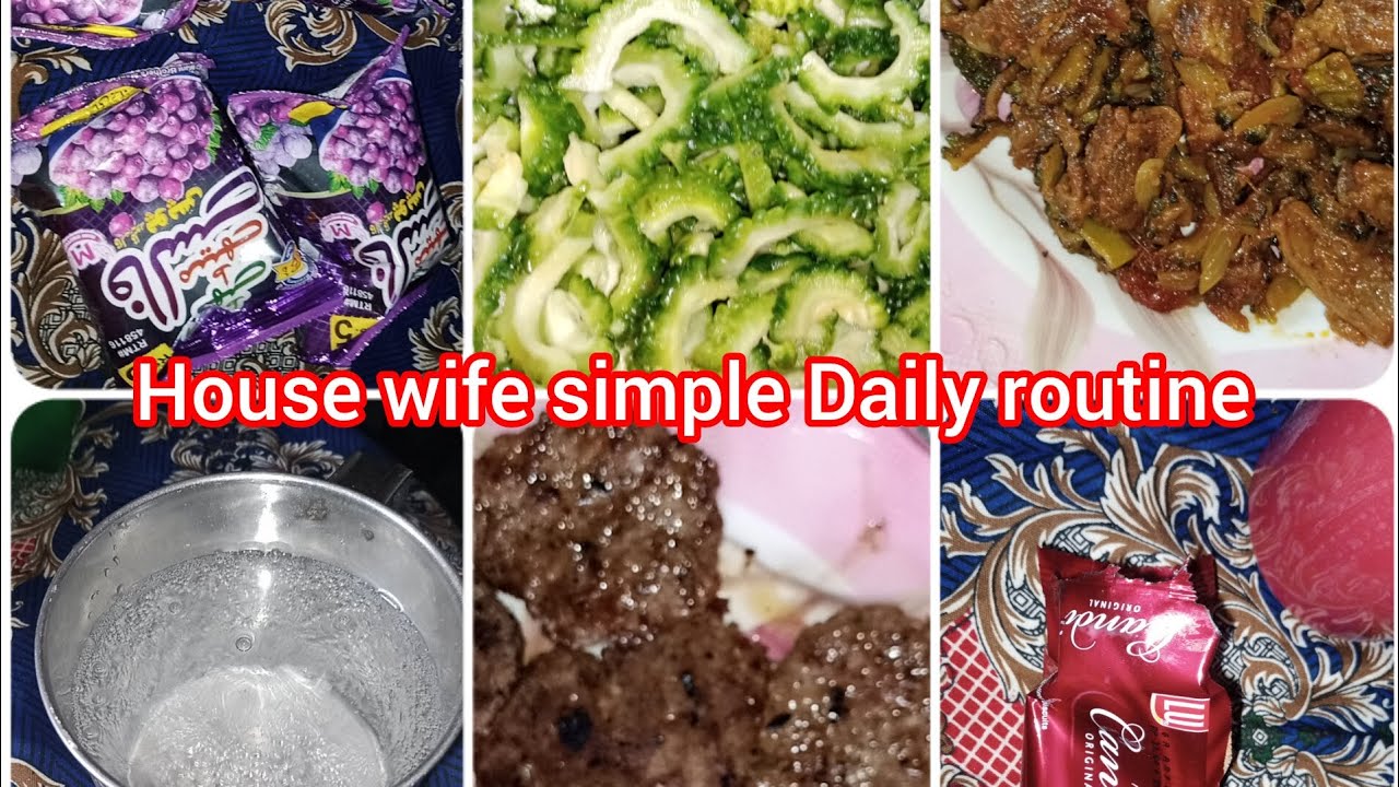 middle class house wife simple Daily routine ll daily vlog ll busy ...