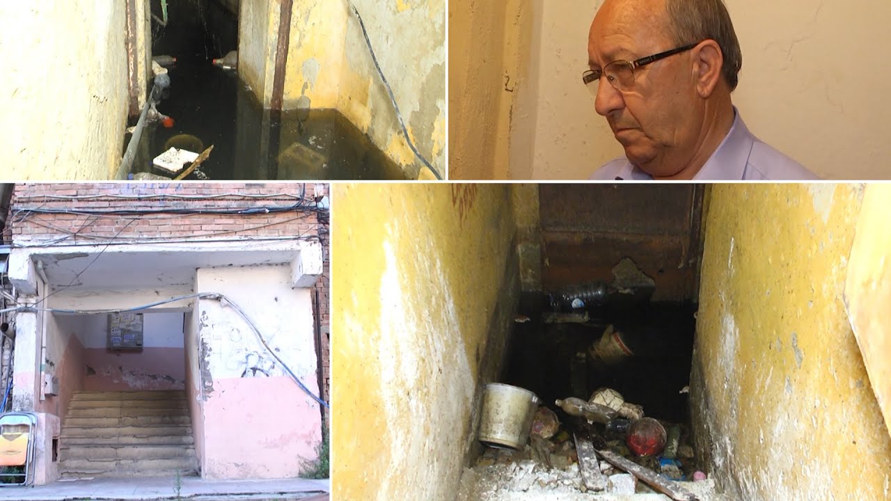 Jeta mbi bodrumet me fekale tek "Varri i Bamit" në Tiranë - YouTube