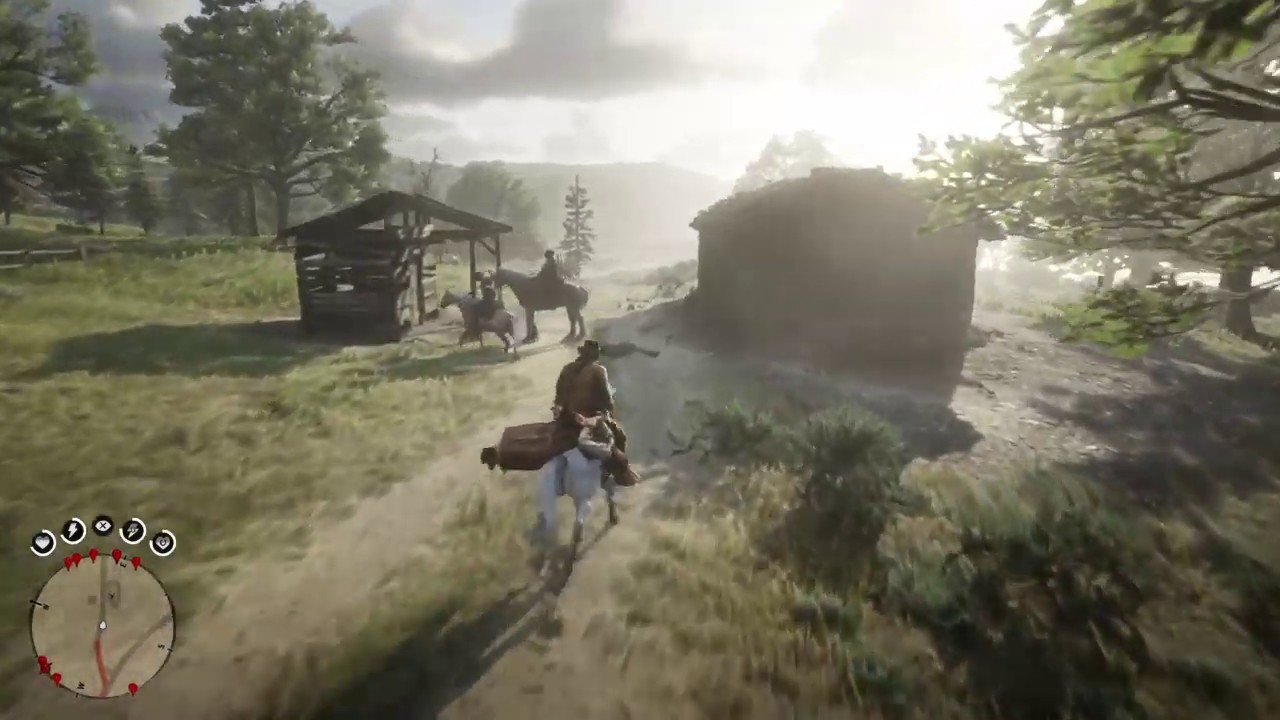 RDR 2: Weird Encounter at Lone Mule Stead Shack - YouTube
