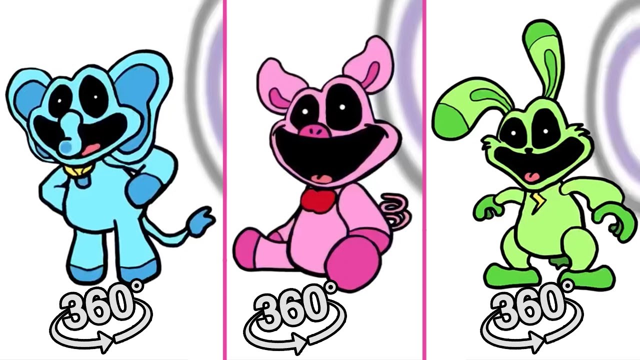 Mini Crewmate Impostor Dance With Poppy Playtime Chapter 3 Smiling