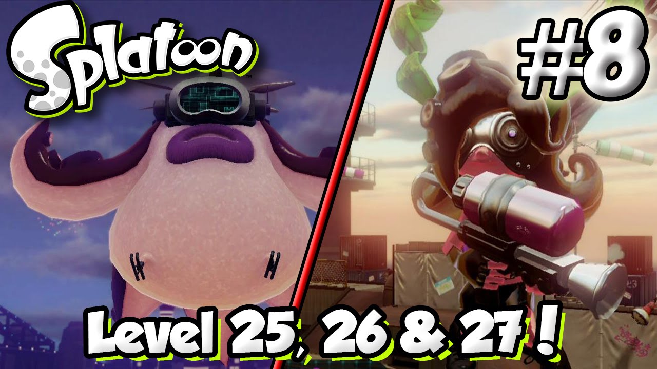 Splatoon Single Player Campaign #8 - Levels 25, 26 & 27 More ...