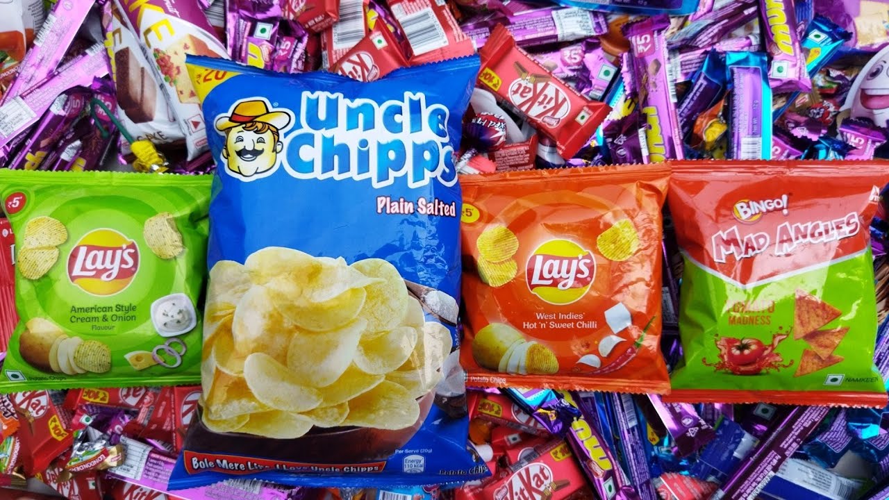 Very amazing Unboxing video | Satisfying Chips and chocolate show ...