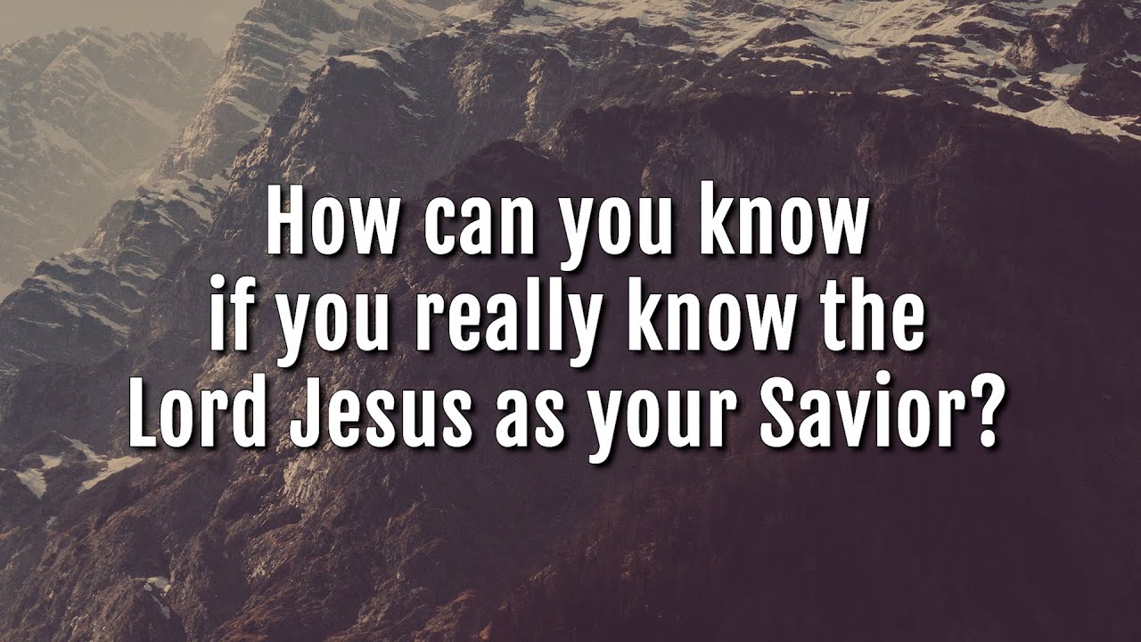 Ankerberg Classic: How can you know if you really know the Lord Jesus ...