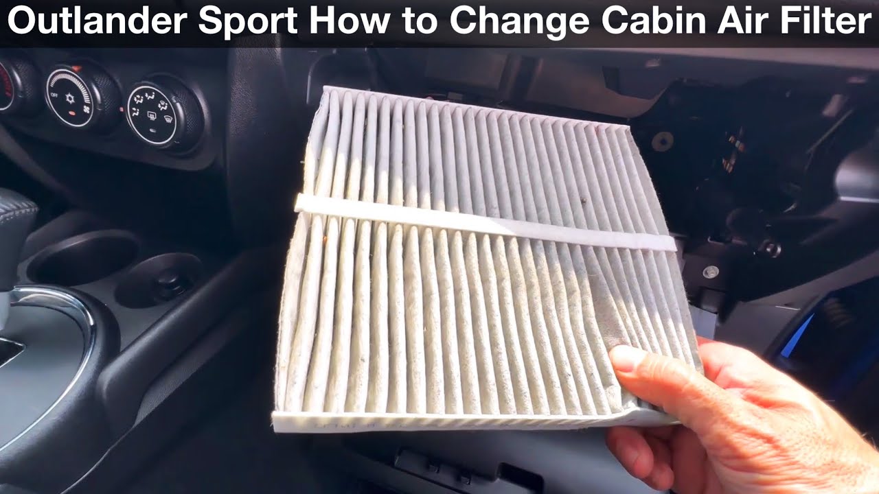 2015 Outlander Sport How to Change Cabin Air Filter - YouTube