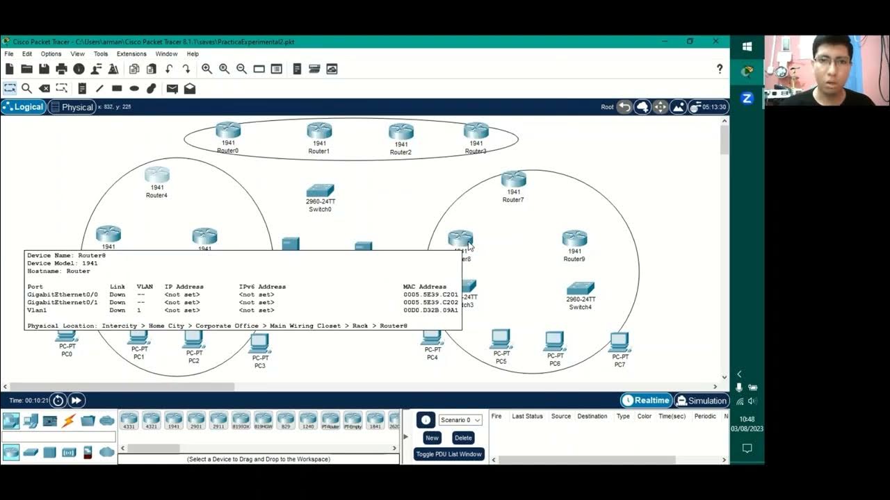 Convergencia de protocolos de enrutamiento RIP, OSPF Y BGP - YouTube