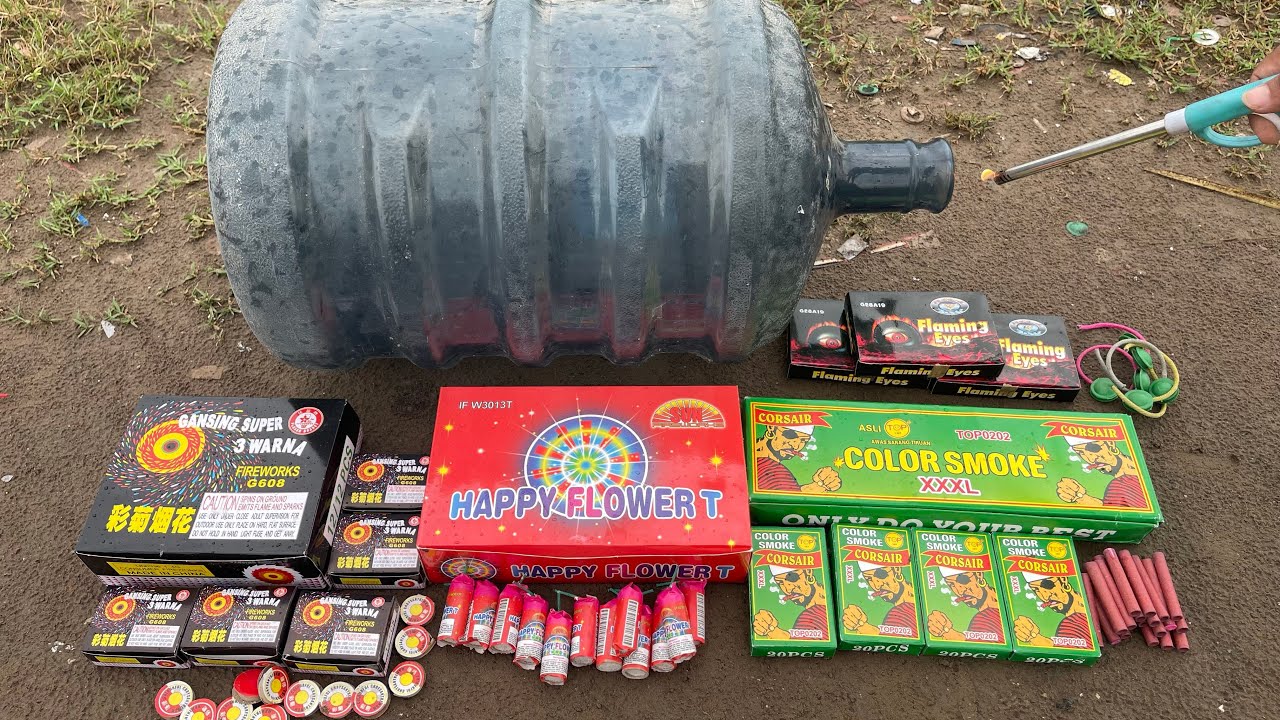 NYUMET MERCON DISKO, GANGSING DAN COLOR SMOKE XL DIDALAM GALON!!! Lihat ...