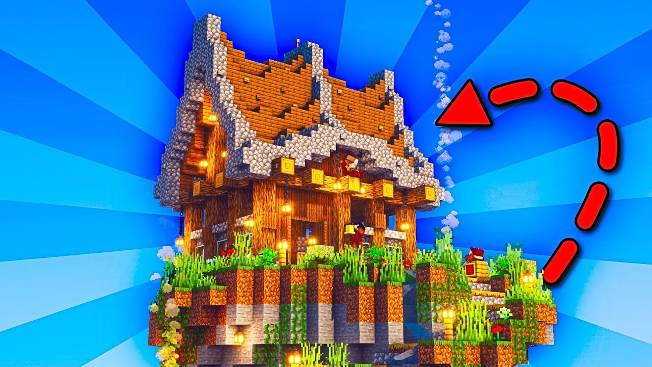Minecraft: Flying Island #Shorts - YouTube