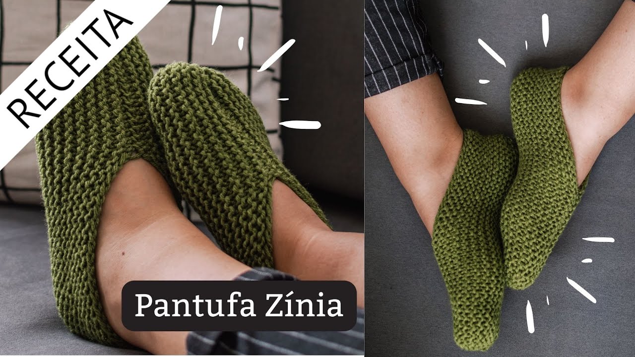 Pantufa Muito Fácil Iniciante - Passo a Passo por Rosiene - YouTube