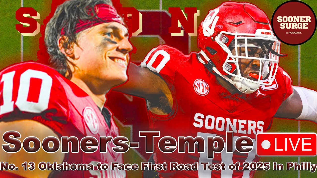 OU Football Live: No. 13 Oklahoma Sooners to Face First Road Test of ...