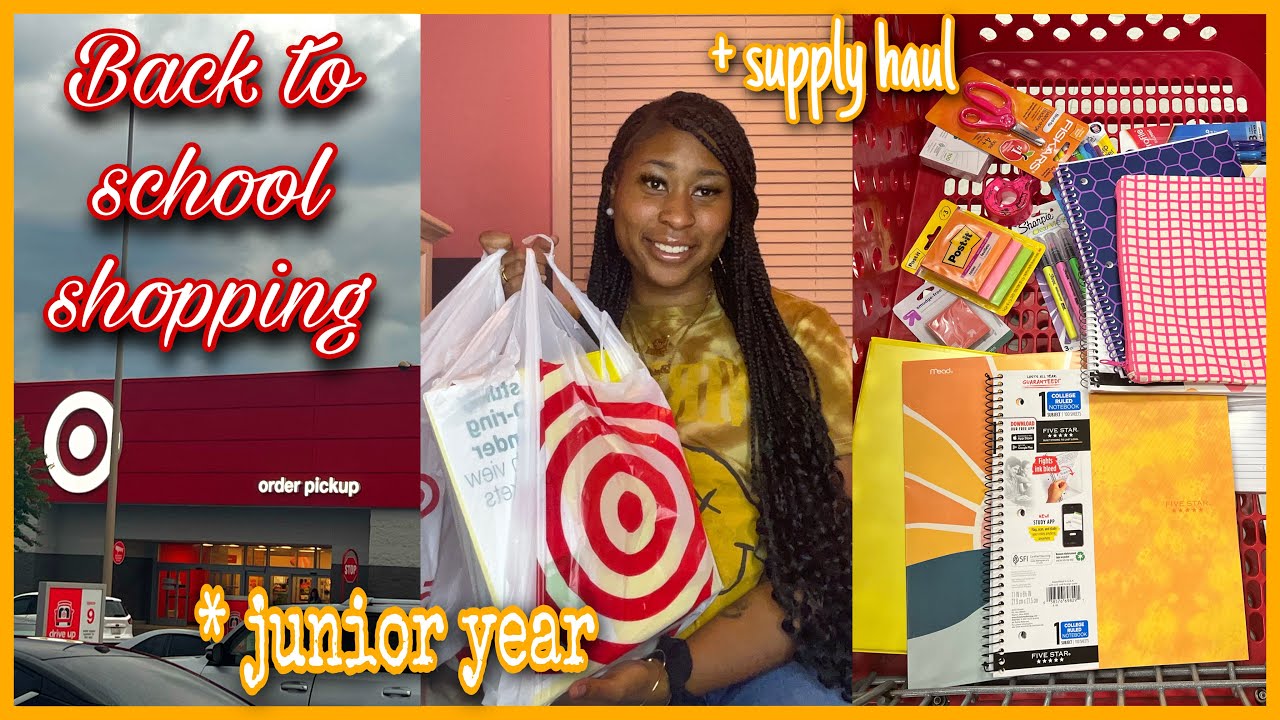 BACK TO SCHOOL SUPPLIES SHOPPING 2022 + HAUL | Junior Year - YouTube