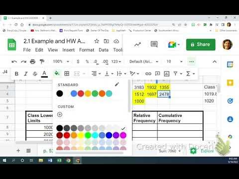 Google Sheets Lesson 1 - YouTube