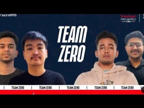 TeamXspark vs Team Zero || Tx vs Tz || Team Zero Chicken Dinner || ESL bgmi tournament ...