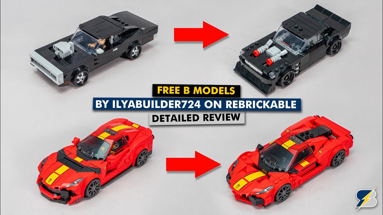 Lego Speed Champions alternatives ford mustang hoonicorn ferrari ...