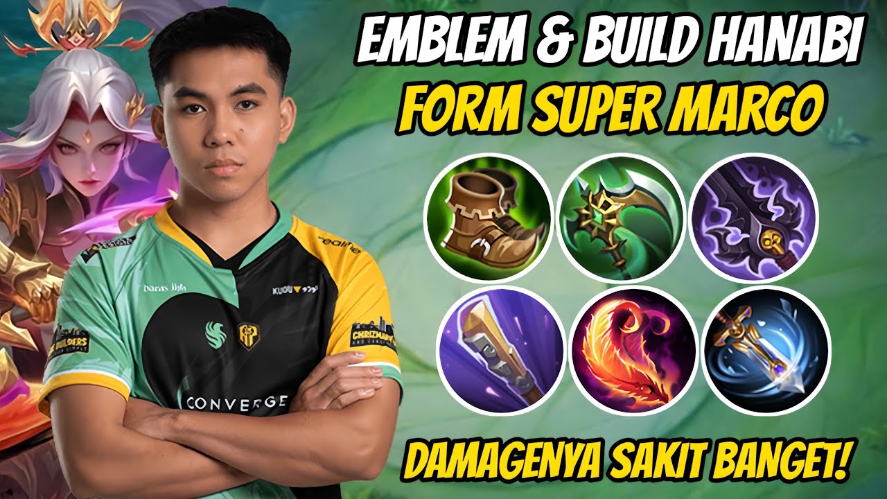 HANABI NEW EMBLEM & BUILD FORM SUPER MARCO - DAMAGENYA SAKIT BANGET ...