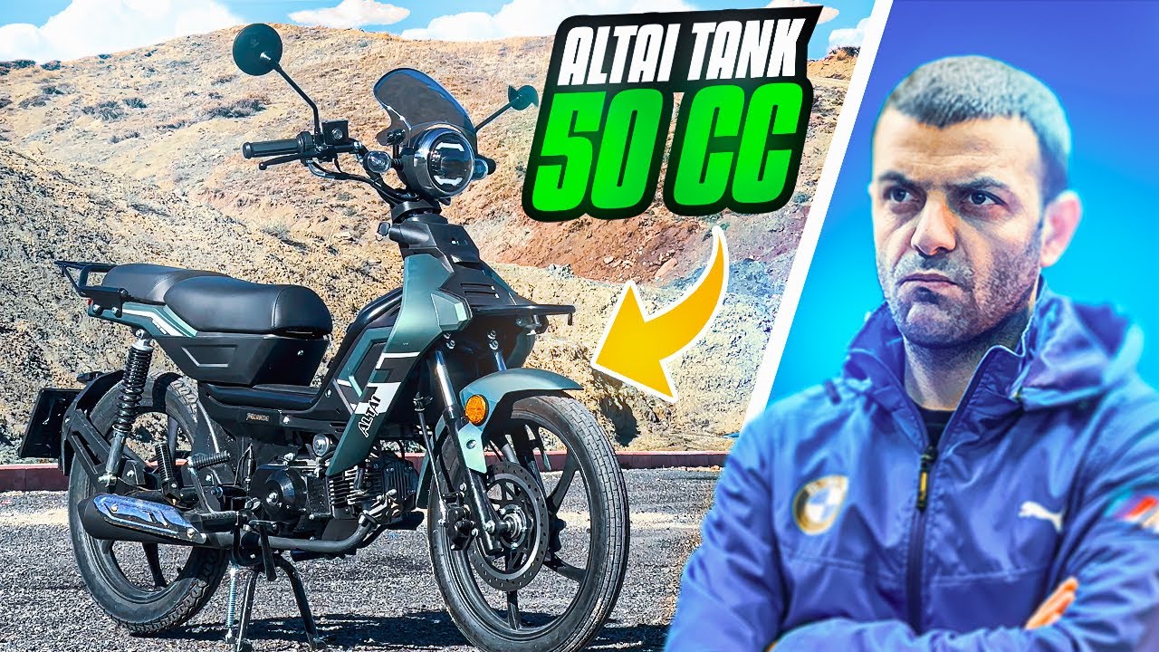 Araba ehliyeti ile kullanılan motor | Altai Tank 50 Cub motosiklet ...