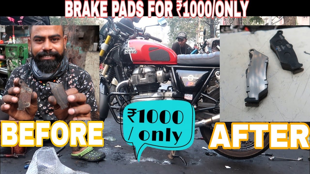 Royal Enfield Interceptor 650's Brake Pads for Only 1000₹ || DipAngama ...