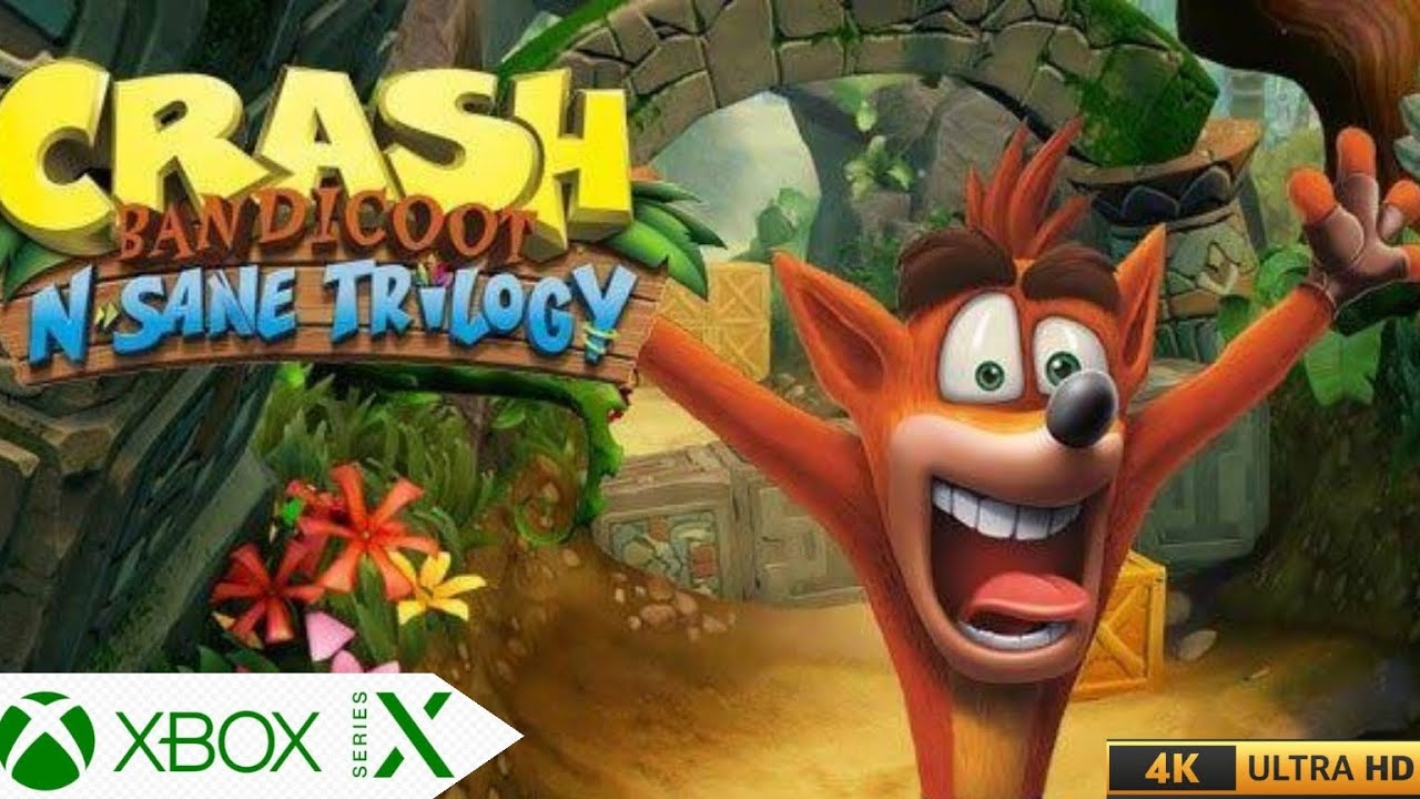 CRASH TRILOGY GAME PLAY 4K XBOX SÉRIE X 60 FPS GRÁFICOS TOP 🤩👍 #crash # ...