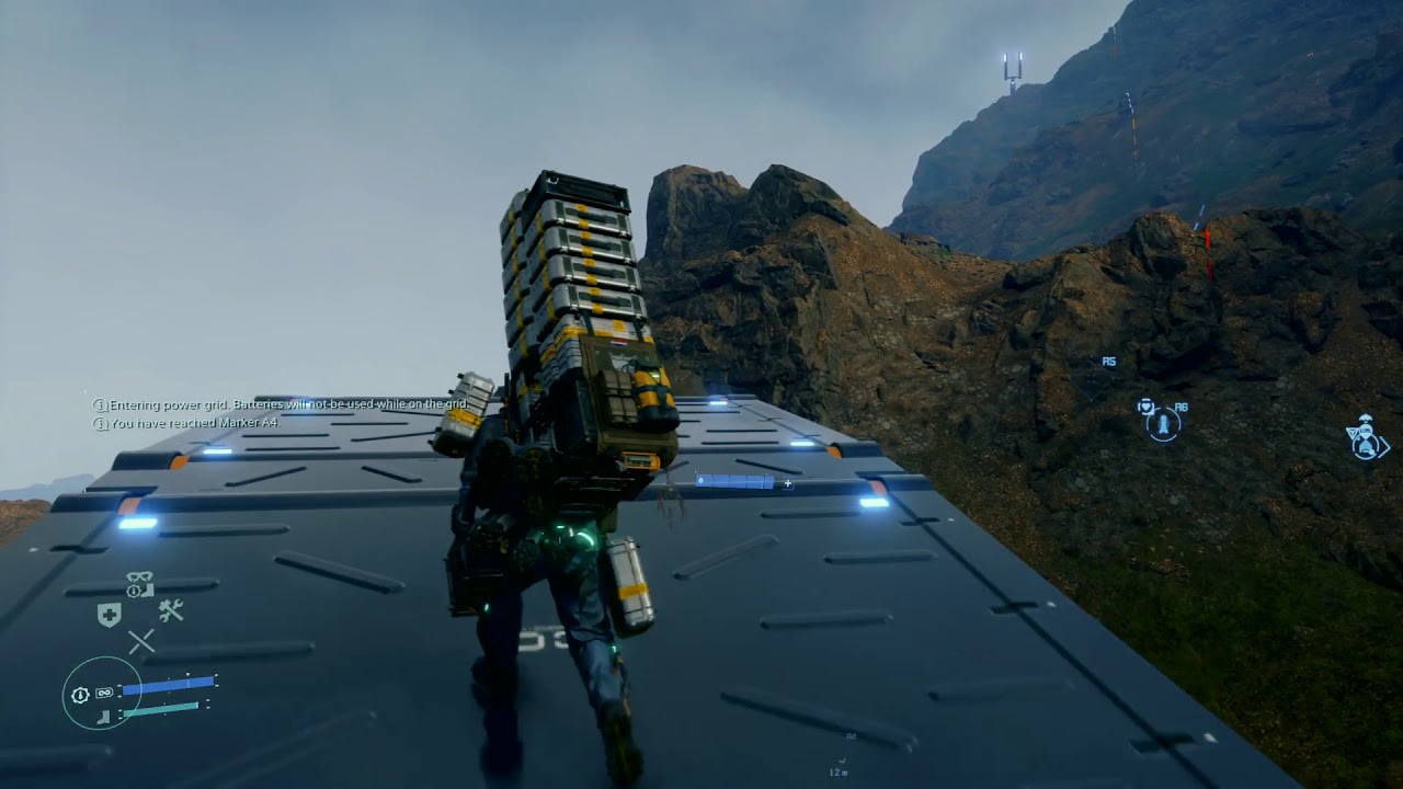 DEATH STRANDING Falling Boulders - YouTube