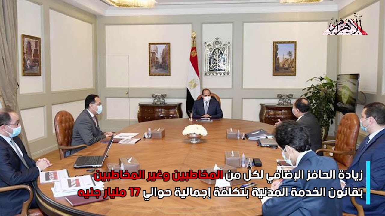 زيادة المرتبات والمعاشات 7 قرارات مهمة للرئيس السيسي اليوم Youtube