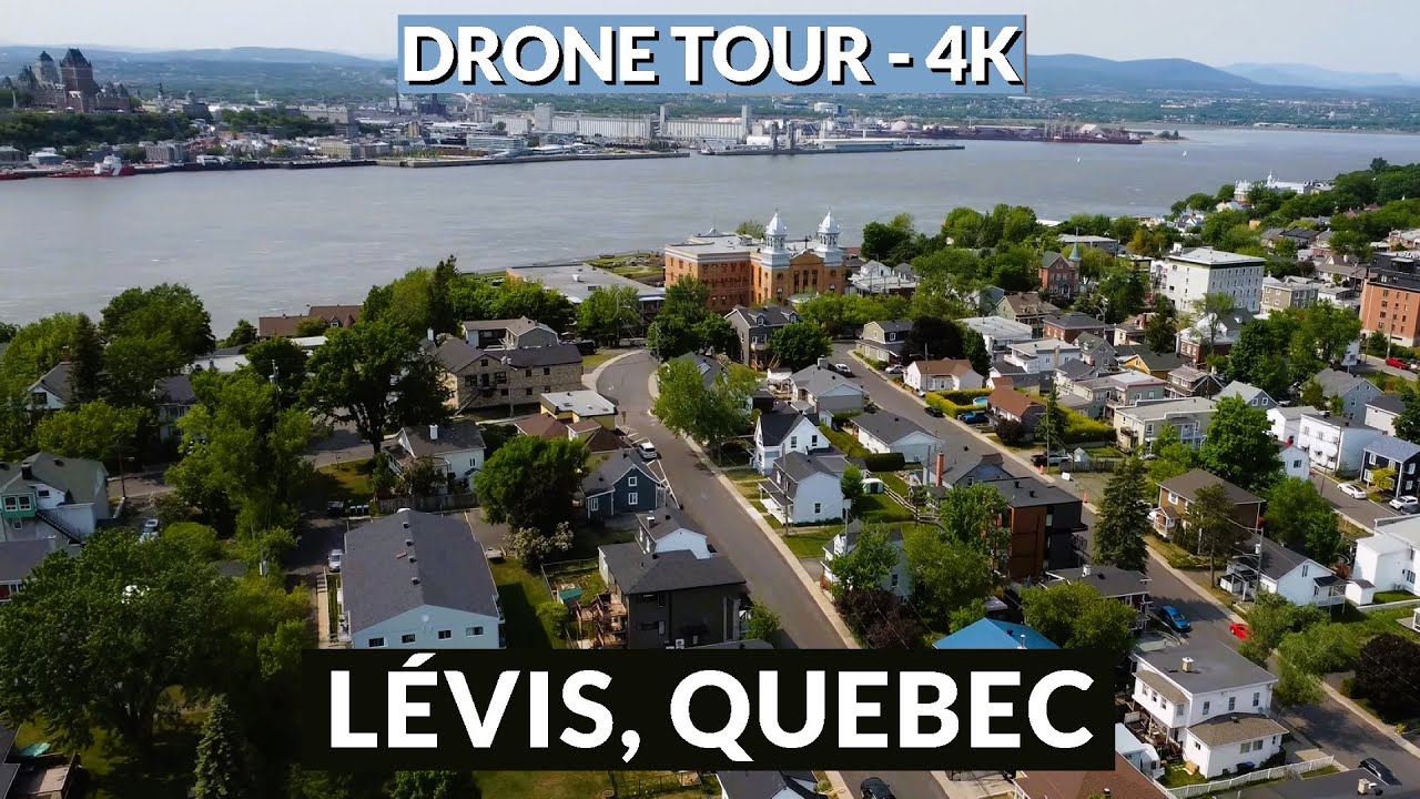 ⚜️ Discover Lévis, Quebec in 4K | DJI Mini 2 Aerial Expedition 🌆🚁 ...