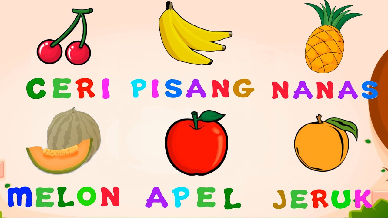 Belajar Membaca 💖 Belajar ABCD Dengan Buah 💖 Belajar Huruf ABC ...