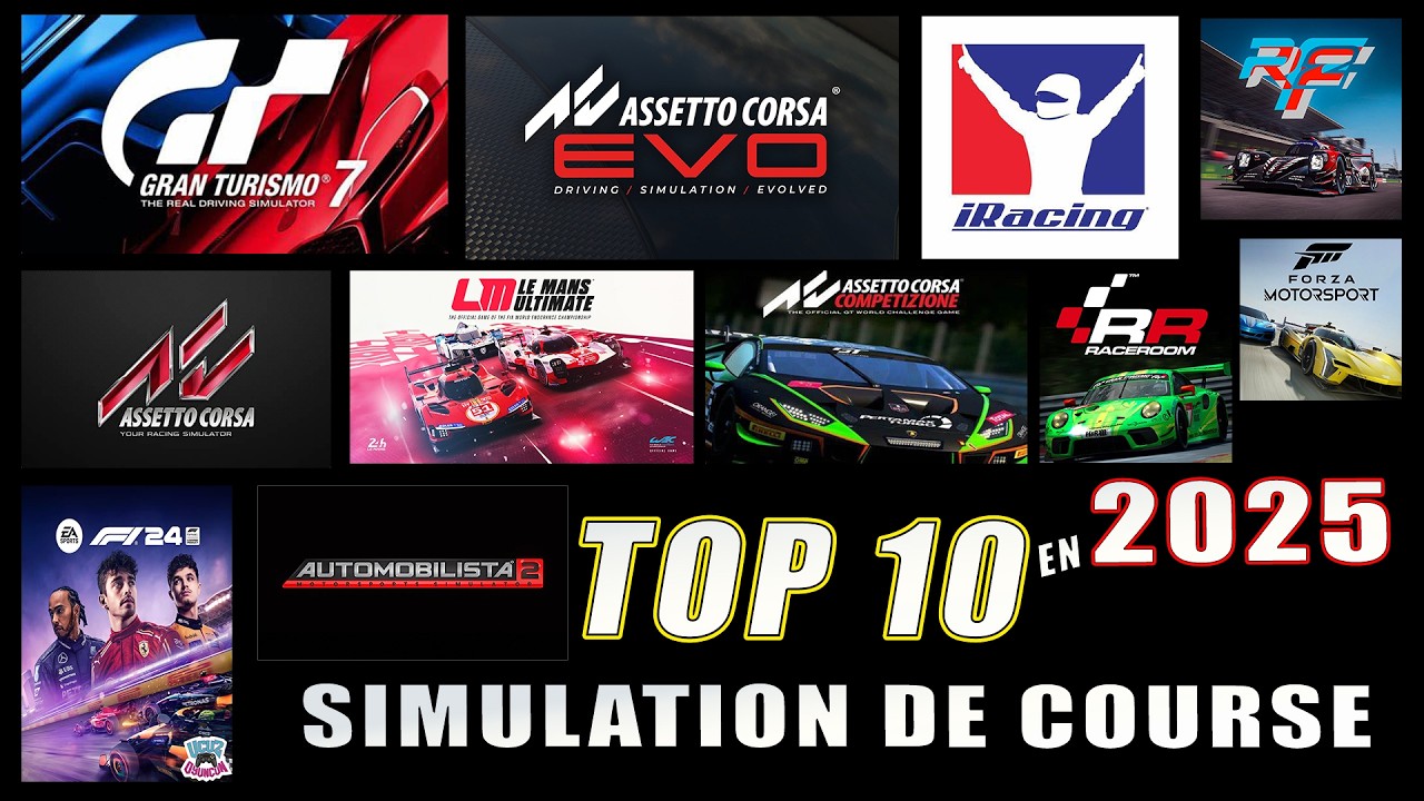 SIM RACING : Les MEILLEURS jeux de SIMULATION en 2025 - YouTube