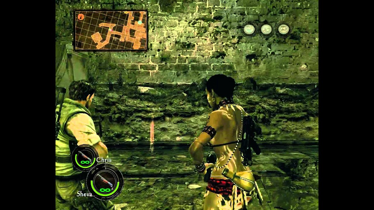 Resident Evil 5 Beating giant majini in easy way (solo and with online ...
