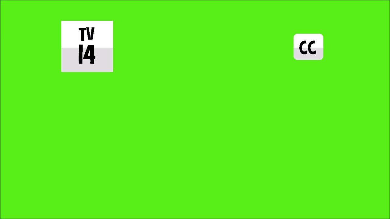 TV-14 Rating White (Green Screen) - YouTube