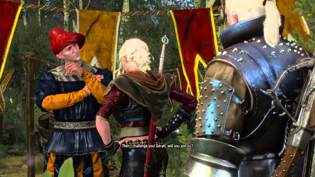 The Witcher 3: Wild Hunt Final Preparations - Circus Elves Horse Race ...