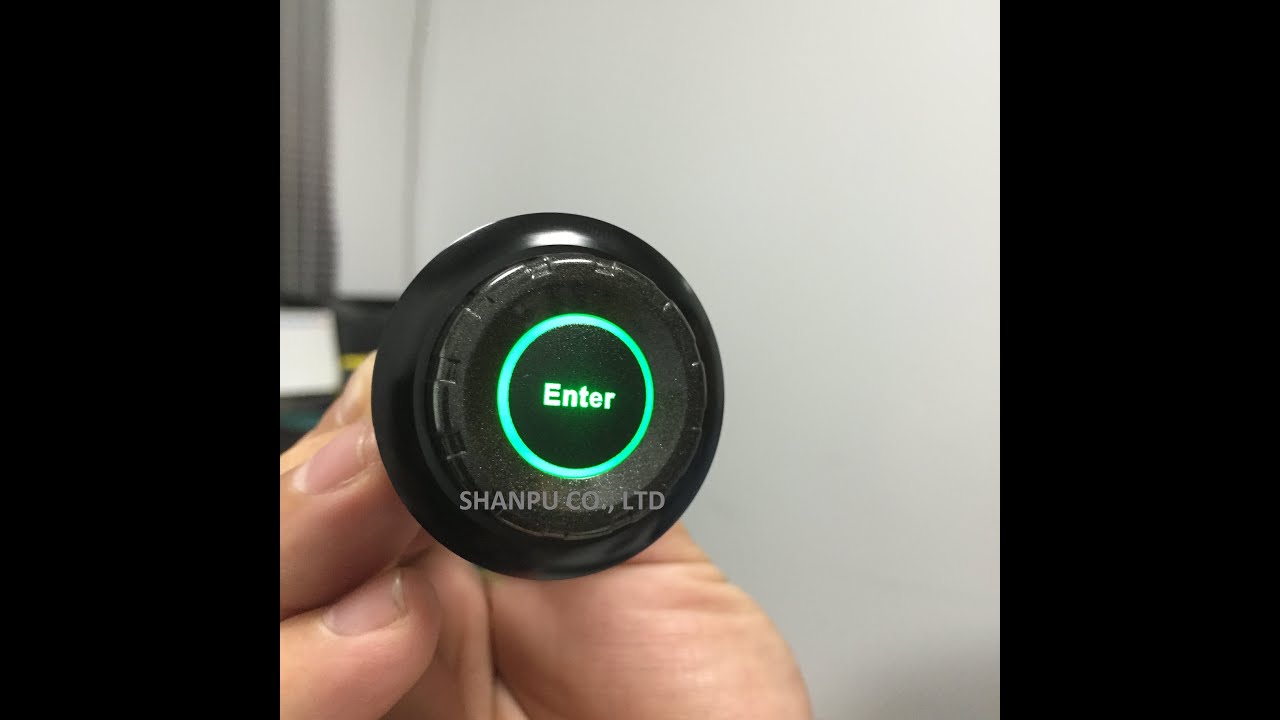 SF39EA/B Rotary Encoder with ring LED and push button switch. SHANPU a ...