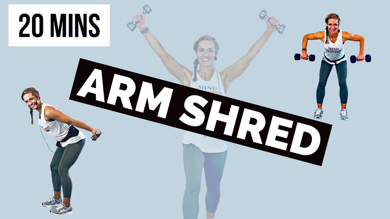 20 min Dumbbell Arm Workout 🏋️‍♀️ Shred Upper Body from Home with ...