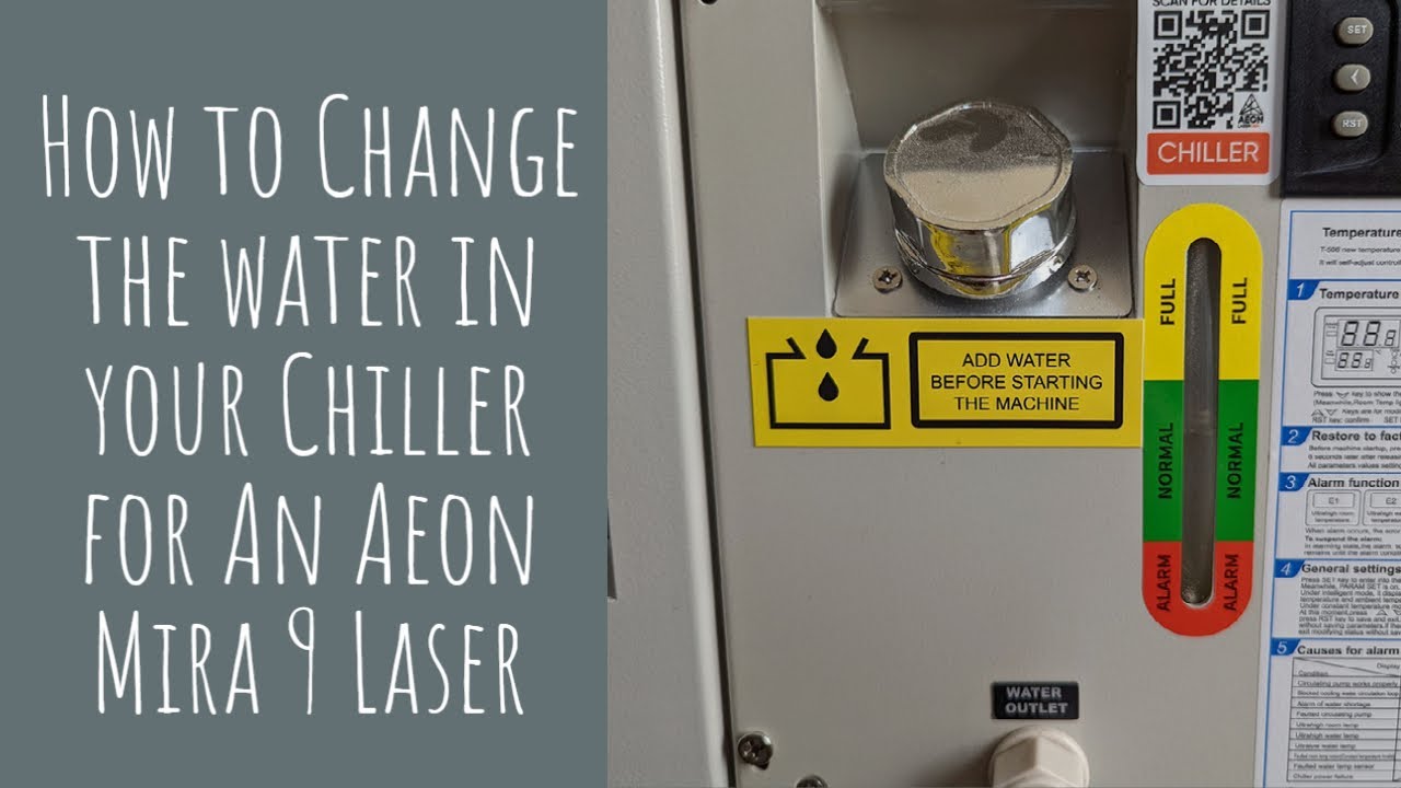 How to Change the Water in Your Chiller for an Aeon Mira 9 - YouTube