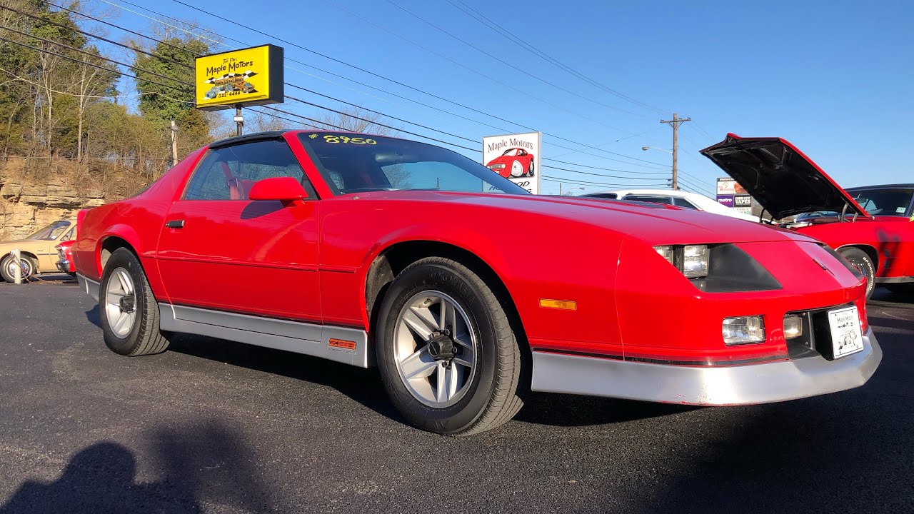 1986 Chevrolet Camaro Z-28 SOLD $8,950 Maple Motors - YouTube