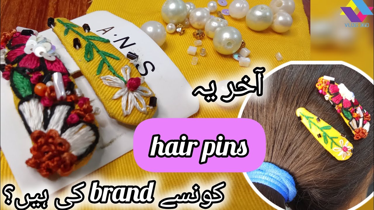 Diy Hair Pins at Home | Diy Hair Accessories | Homemade Hair Pins | @V ...