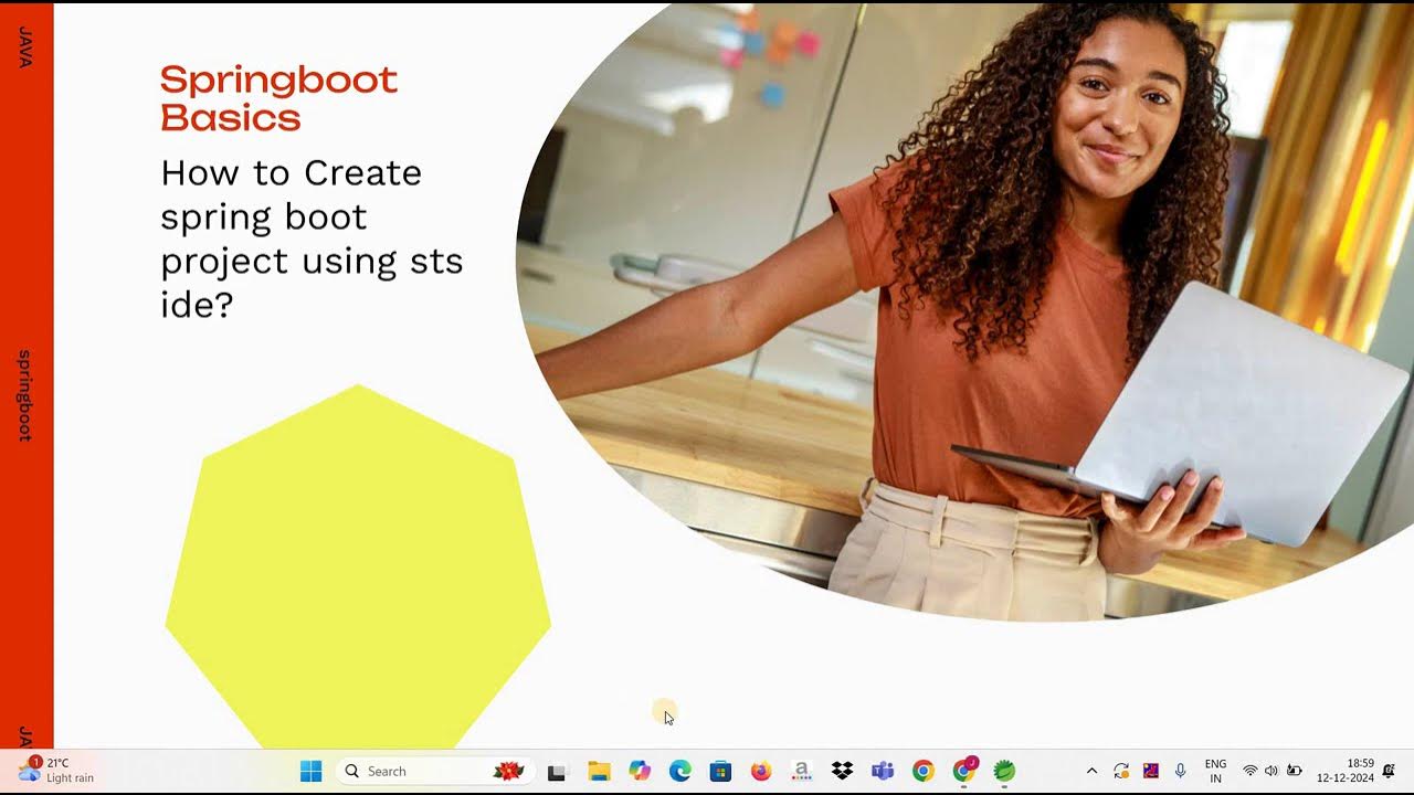 How to create Spring boot Project using sts ide ? - YouTube