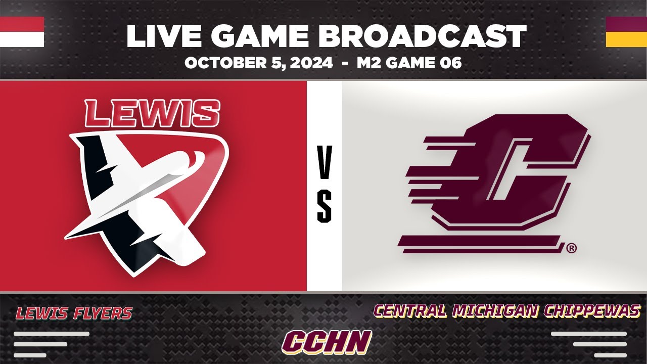 10/5/24: Lewis Flyers at M2 Central Michigan Chippewas - YouTube