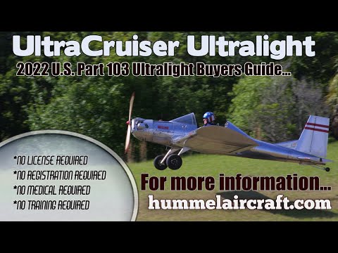 Hummel UltraCruiser, Part 103 Legal Ultralight Hummel Aircraft ...