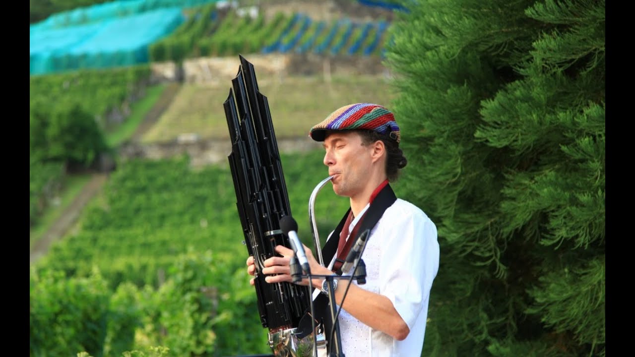 chinese sheng and organ - live open air " Es taut" - YouTube