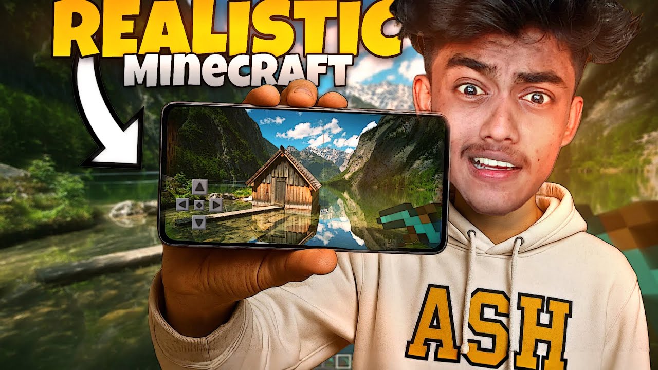 PLAYING REALISTIC MINECRAFT in MY MOBILE! 🤯 (REALISTIC SHADERS 😍) - YouTube