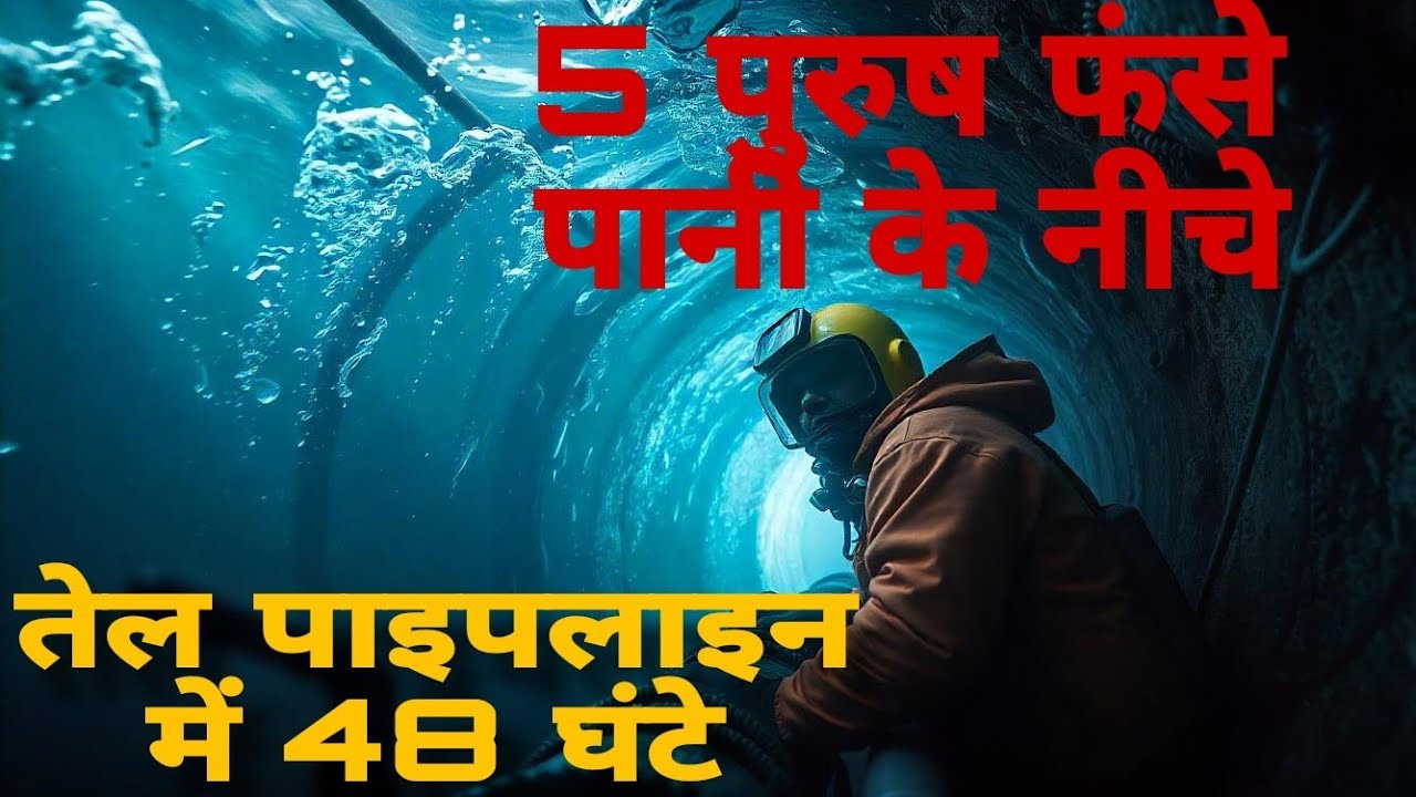 Paria Diving incident 5 पुरुष फंसे पानी के नीचे तेल पाइप में - YouTube