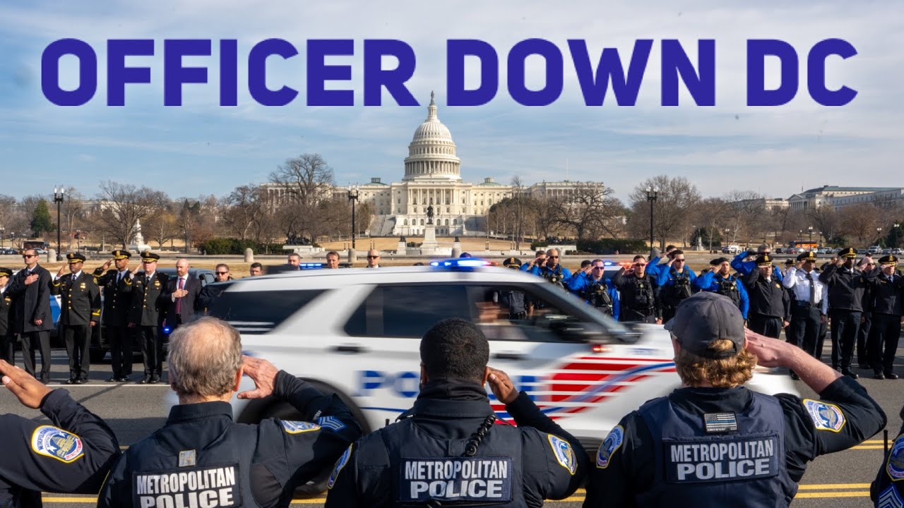 DC Police Officer killed in line of duty and 1000s come out to pay ...