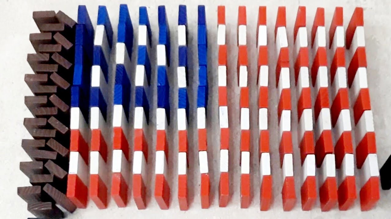 Flags Of Countries In Dominoes 2!!! - YouTube