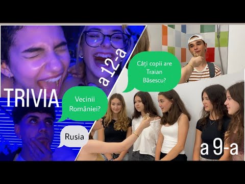 PROM TRIVIA || Ce au învățat elevii în 12 ani de școală || a 12-a VS a ...