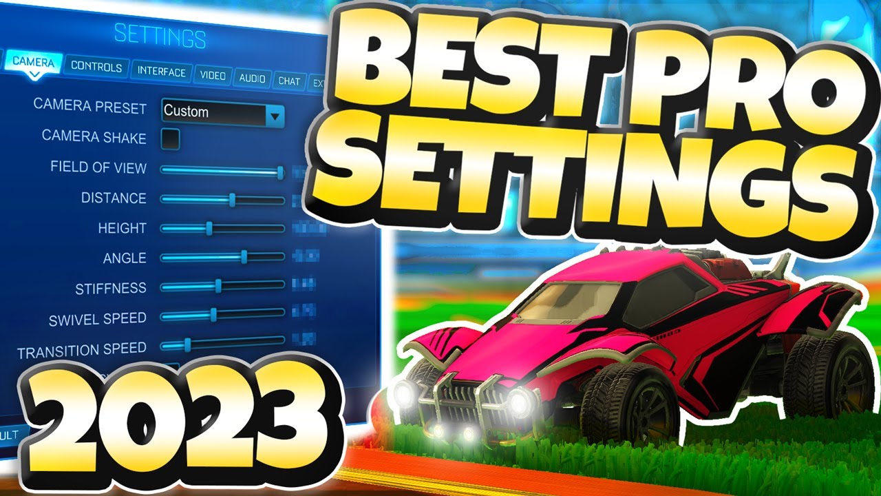 BEST ROCKET LEAGUE SETTINGS FOR ALL RANKS (2023) | Pro SSL 2s w/ V1 ...
